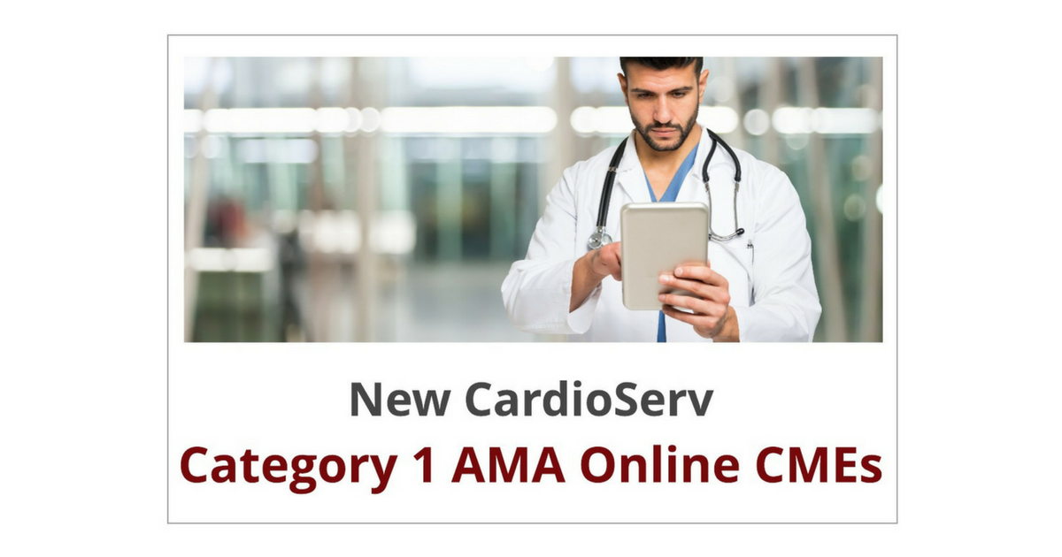 Online Echo CMEs Now Available! Cardioserv